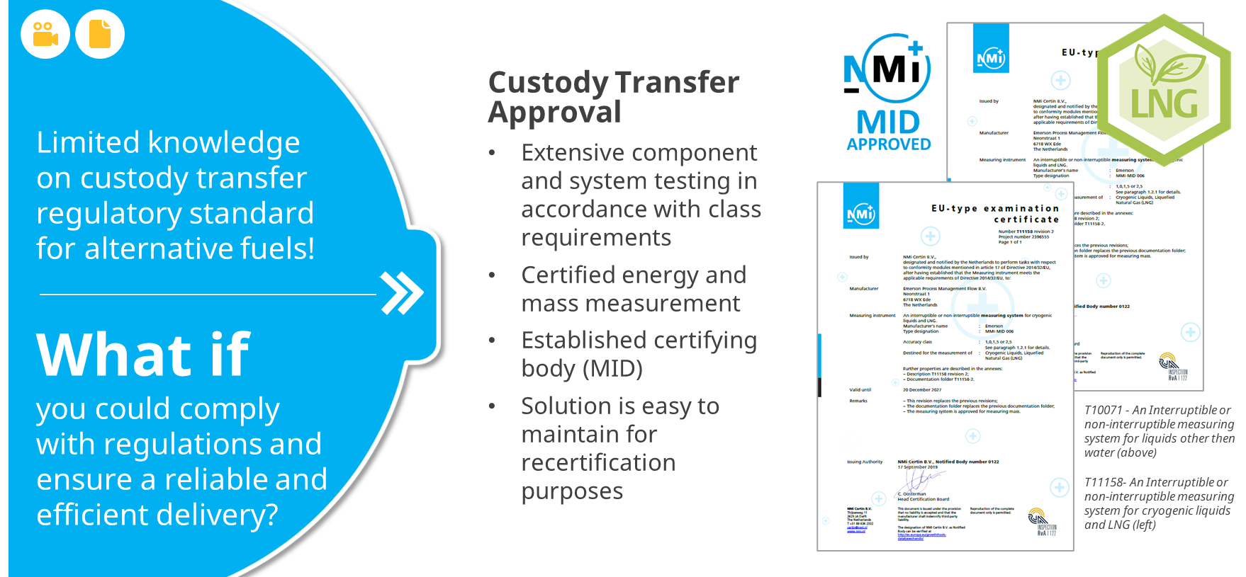 Custody Transfer Approval